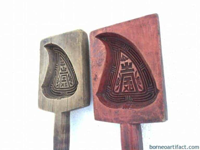 CHINESE CAKE MOLD Biscuit Maker Food CAST FRAME STAMP Chop