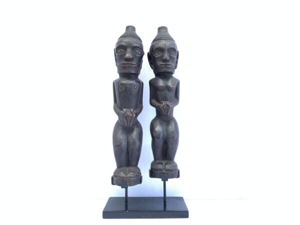 Couple Gift MALE and FEMALE BATAK WARRIOR STATUE Sculpture