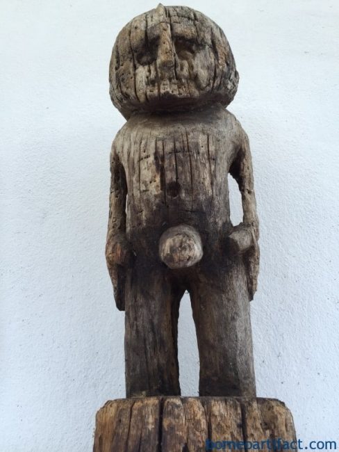 Sculpture Artefact ERODED SENTANI PENIS Fertility Korwar Statue