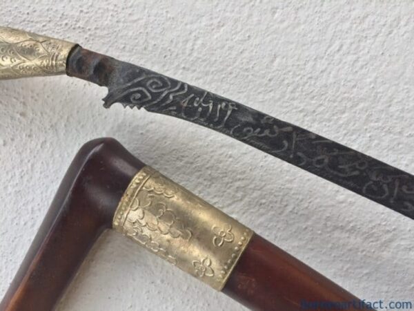 Badik MALAY ARCHIPELAGO DAGGER Keris Kris Sword Samurai Knife