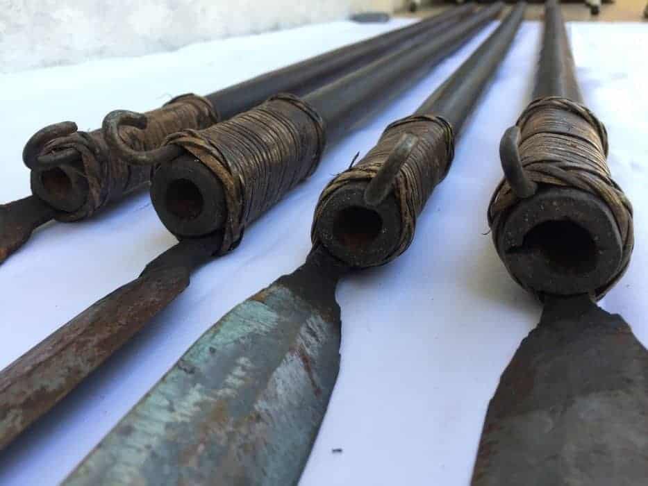 Blowpipe Spear Four Sumpit Primitive Hunting Weapon Knife