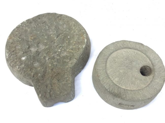 STONE GRINDER ANTIQUE Grind Primitive Asian Traditional Tool