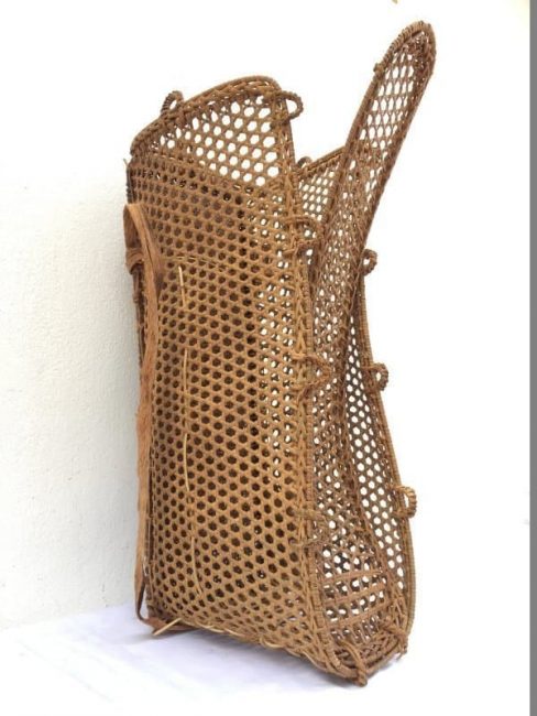 Tribal Backpack AUTHENTIC 650mm RATTAN TAMBOK Basket Asia