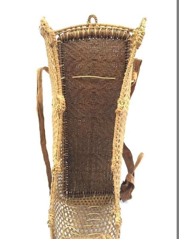 Tribal Backpack AUTHENTIC 650mm RATTAN TAMBOK Basket Asia