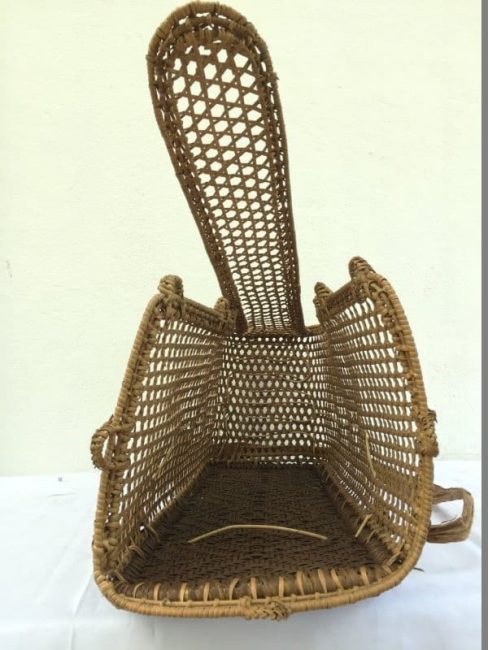 Tribal Backpack AUTHENTIC 650mm RATTAN TAMBOK Basket Asia
