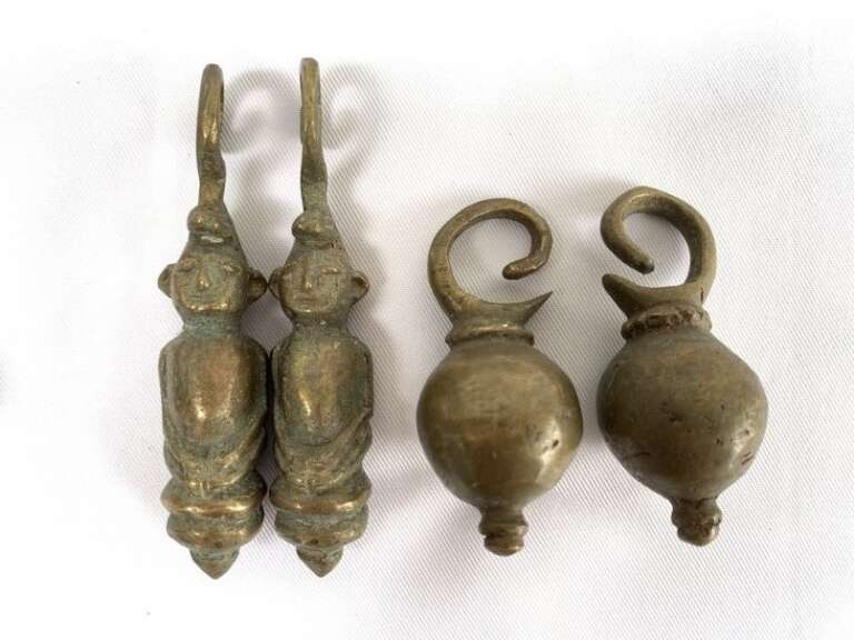 Earrings SIX PAIR 650g Earweight Tribal Borneo Ear weight Body Piercing