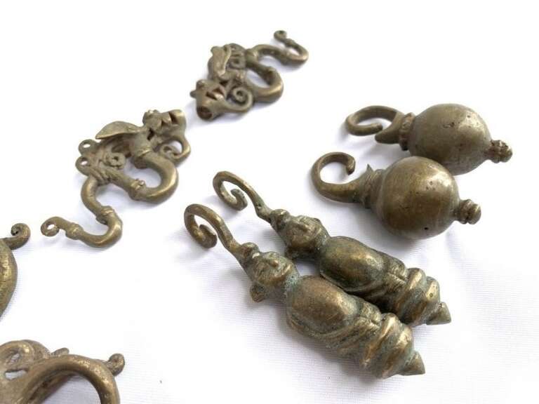 Earrings SIX PAIR 650g Earweight Tribal Borneo Ear weight Body Piercing