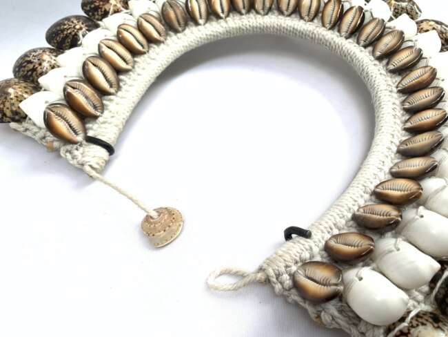 Shell Necklace Irian Jaya Tribal Seashell Body Adornment Jewelry