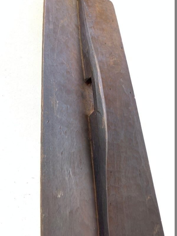 Wood Painting Native Armor Tribal Shield Headhunter Borneo carving